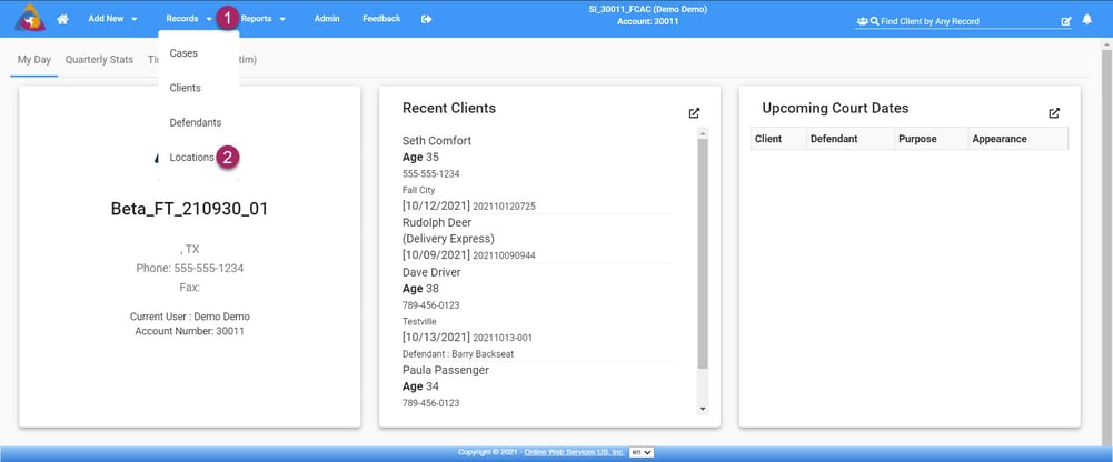 How do I add tags to a location?
